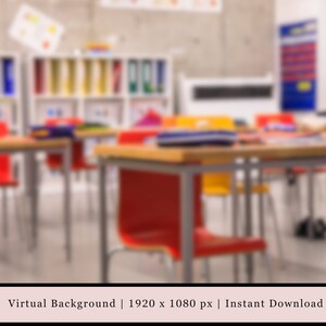 Teaching Zoom Background, Online Teacher Virtual Background, Vipkid ...