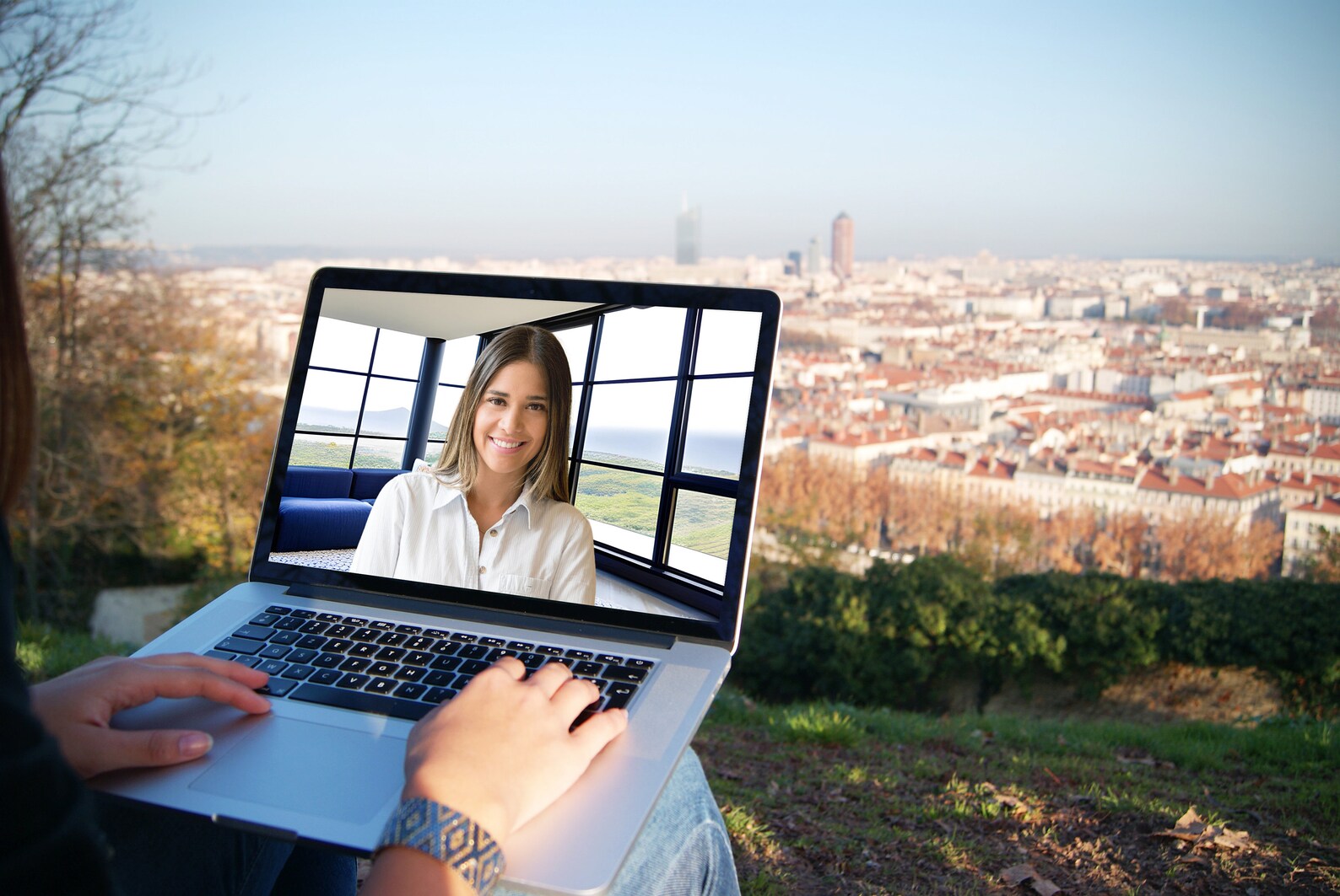 Window Scenery Zoom Background, Virtual Background, Virtual Student ...