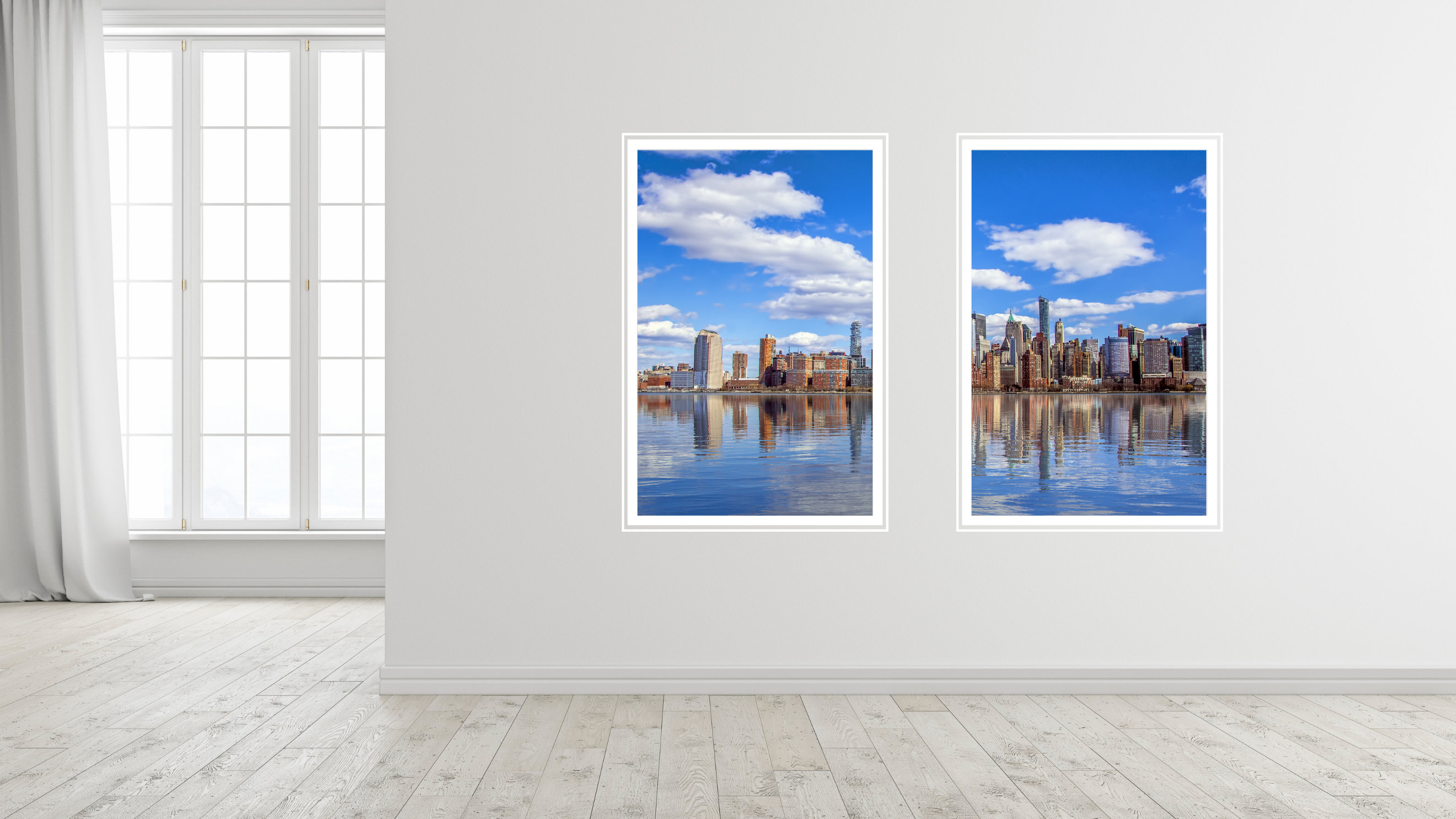 Skyline Painting Zoom Background Home Office, Videoconferencing ...