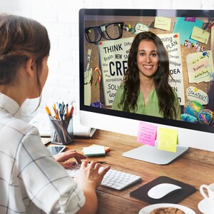 Inspiring Zoom Background Positive Affirmations, Creative Work From ...