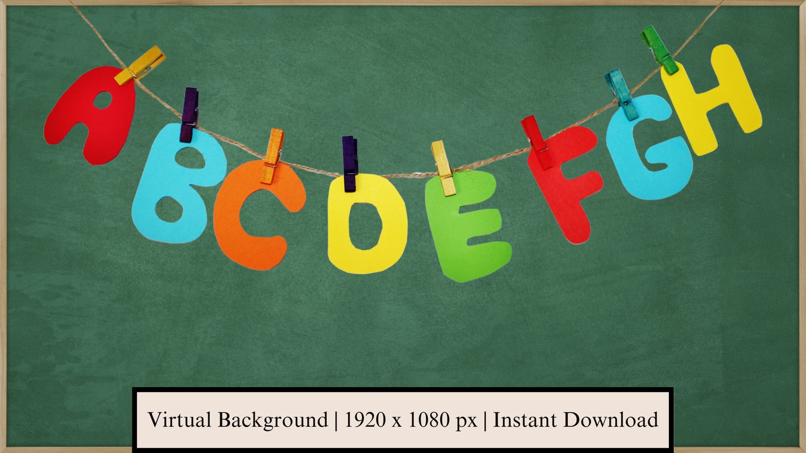 Zoom Background Teacher, Virtual Background Home Office Vipkid Backdrop ...