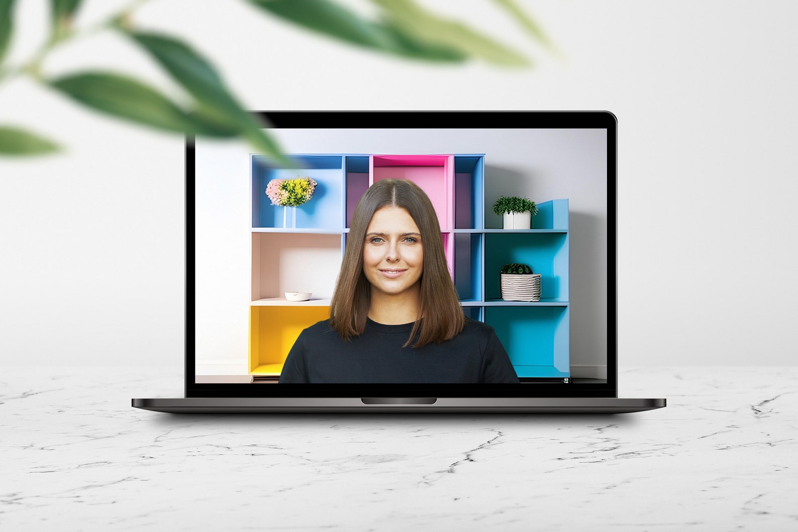 Bright and Vibrant Pastel Zoom Background for Home Office, Professional ...