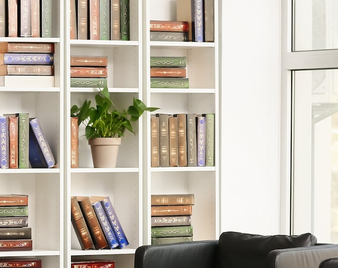 Zoom Background Bookshelf Home Office Virtual Background, White ...