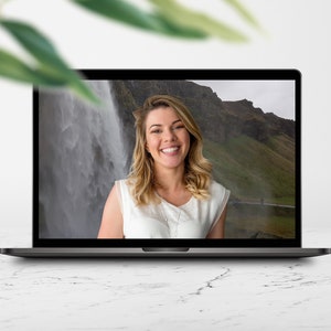 Waterfall Photography Virtual Background, Zoom Meeting, Zoom ...