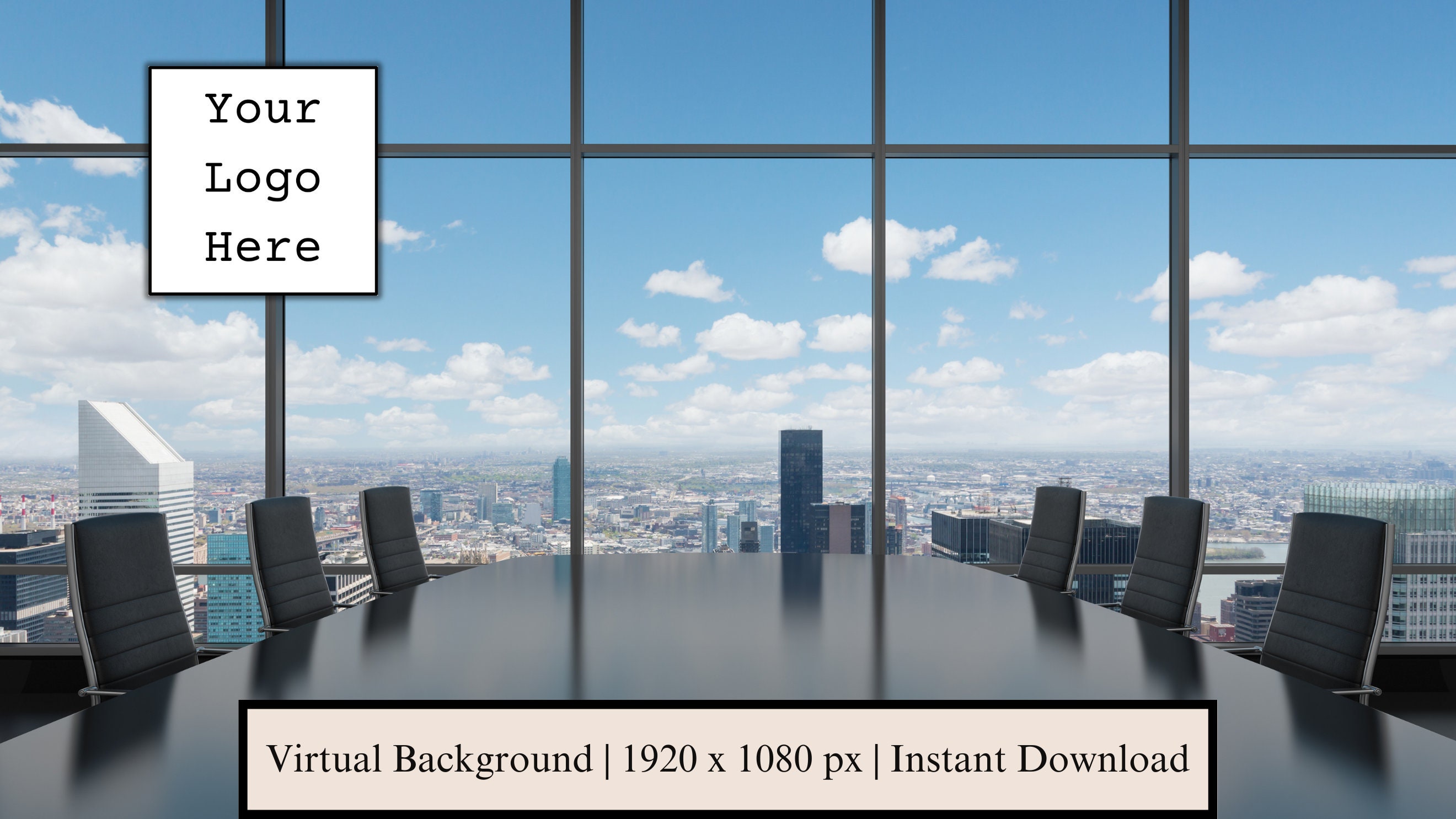 Custom Zoom Background, Professional Office Zoom Background ...