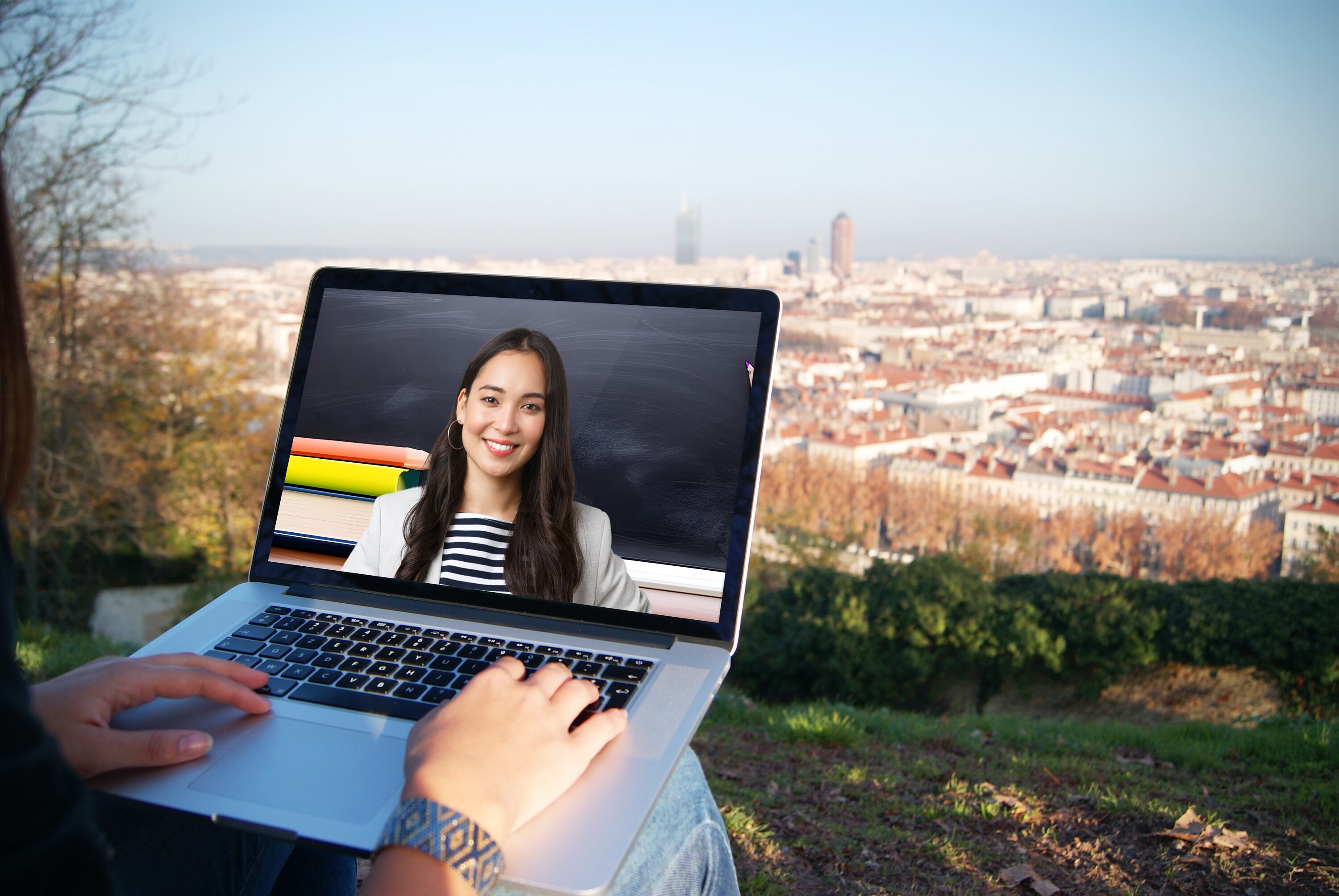 Zoom ESL Teacher Background, Zoom Background Teacher, Teaching on Zoom ...