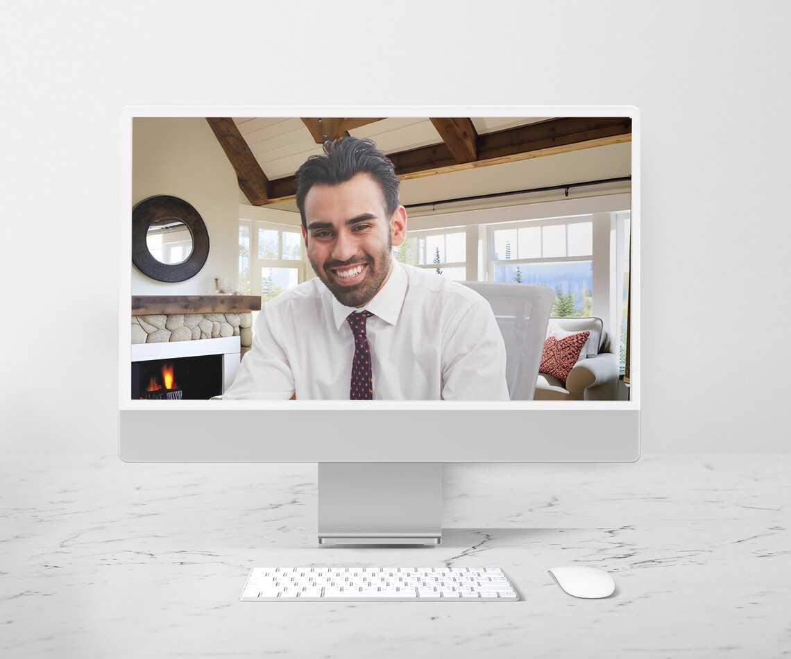 Home Virtual Background, Lawyer Zoom Background, Professional Office ...