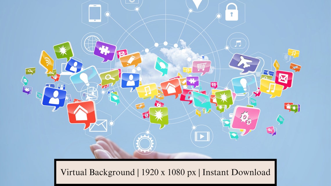 Creative Zoom Background Office, Virtual Background for Zoom, Skype ...