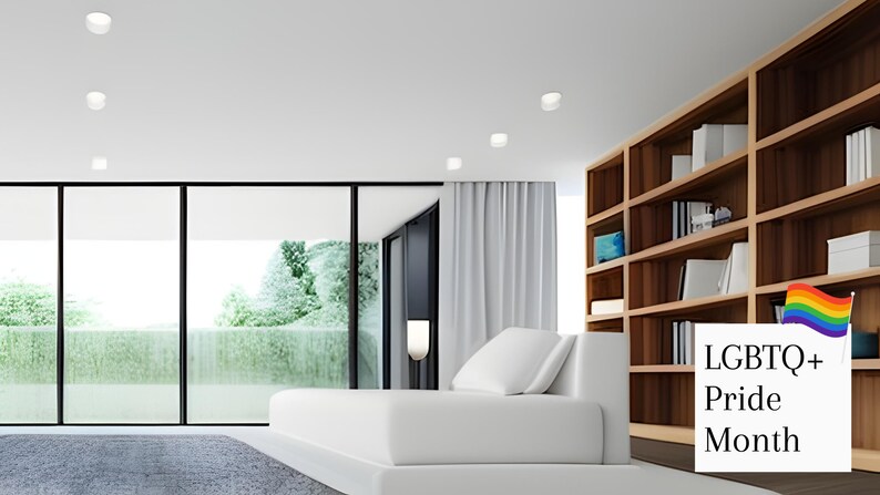 Elegant Zoom Background for LGBTQ Pride Month, Work From Home Virtual ...