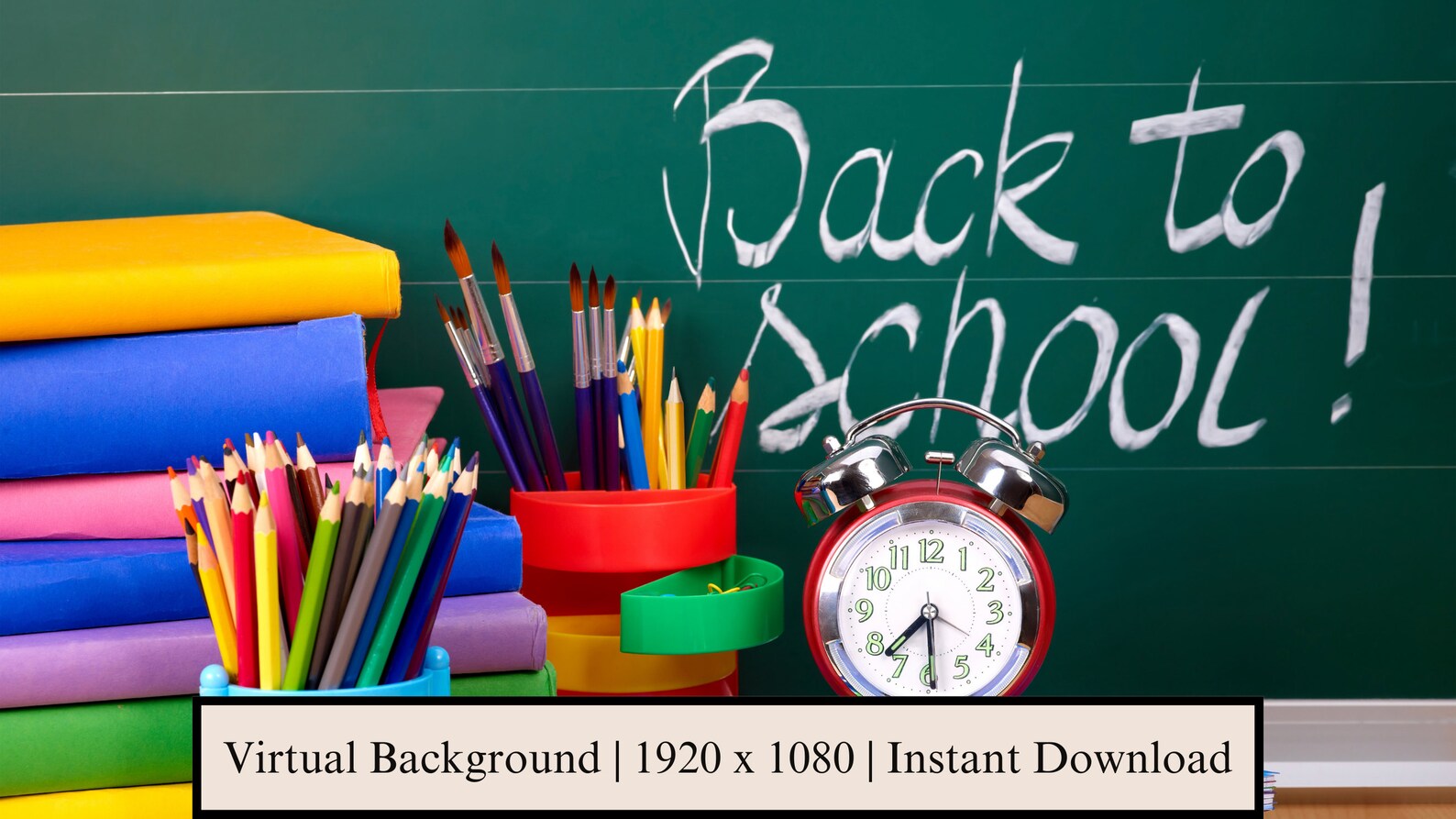 Professional Online Teaching Zoom Background, Digital Learning Virtual ...