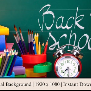 Professional Online Teaching Zoom Background, Digital Learning Virtual ...