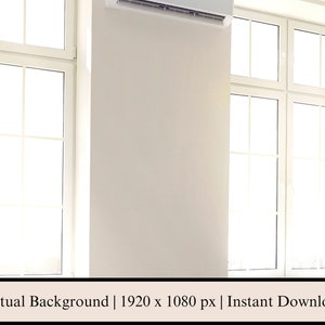 Home Office Window Background, Bright Light Zoom Backgrounds ...