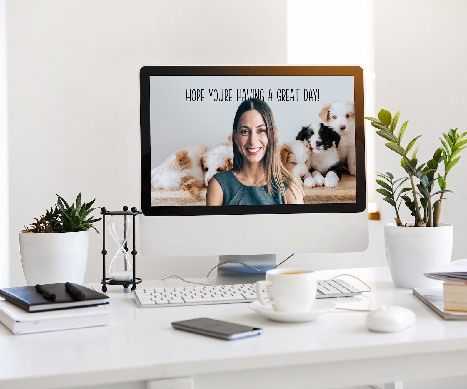 Puppy Zoom Background, Work From Home Virtual Background, MS Teams ...