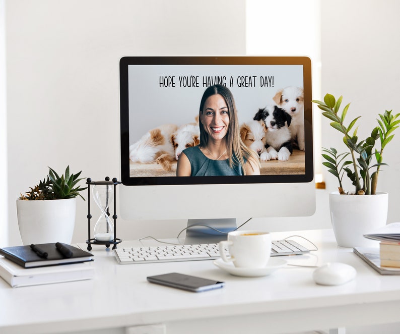 Puppy Zoom Background, Work From Home Virtual Background, MS Teams ...