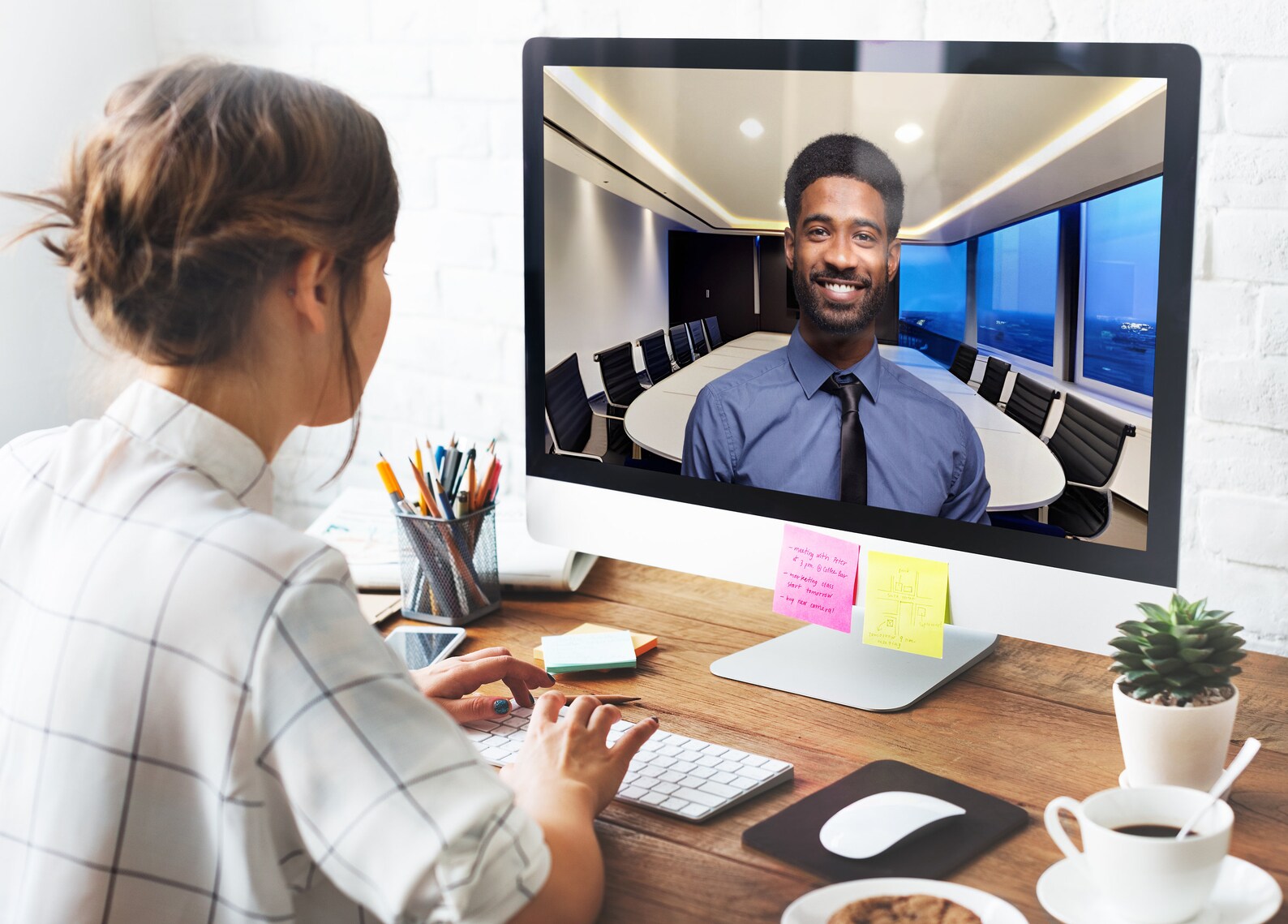 Work From Home Virtual Zoom Background, MS Teams Digital Download Virtual Background, Home ...