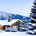 Zoom Background Home Office, Digital Xmas Backdrop, Snow Digital ...