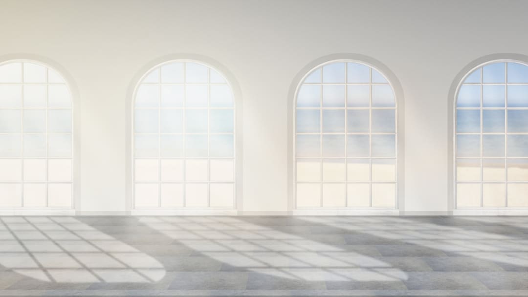 White Windows Virtual Background, Digital Zoom Background, Home Office ...