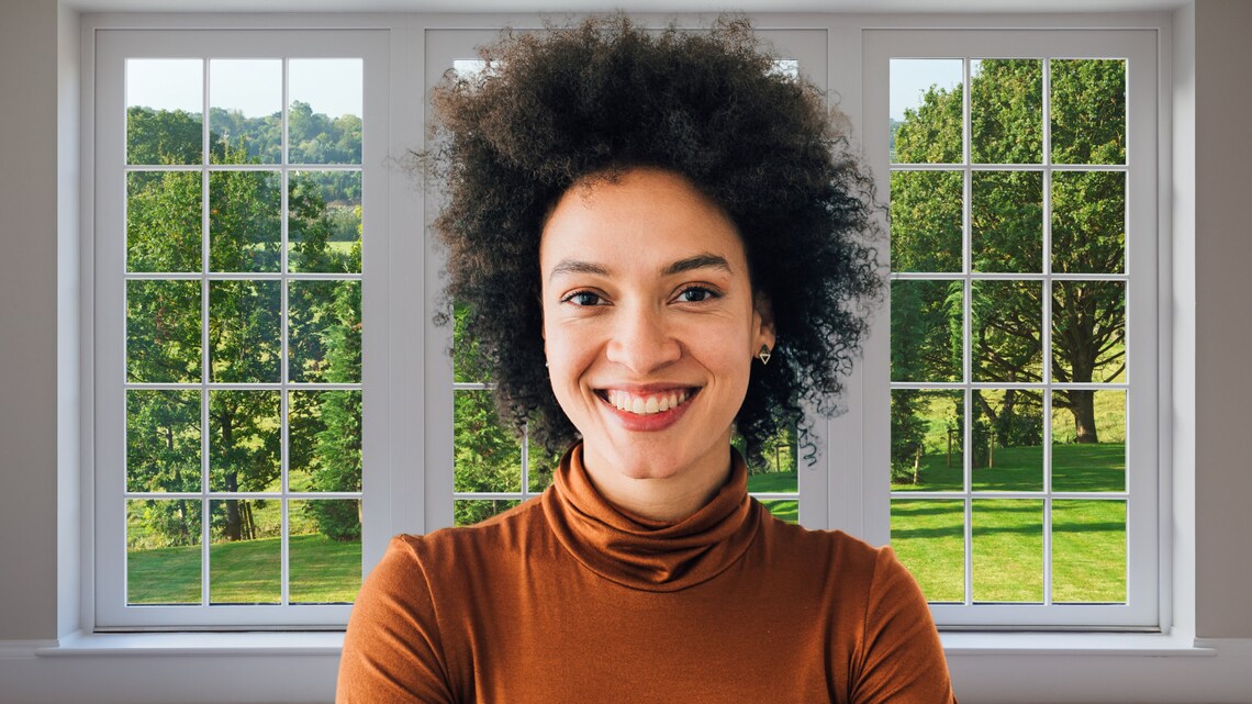 Digital Window Zoom Background, Zoom Backgrounds Office, Digital Zoom ...