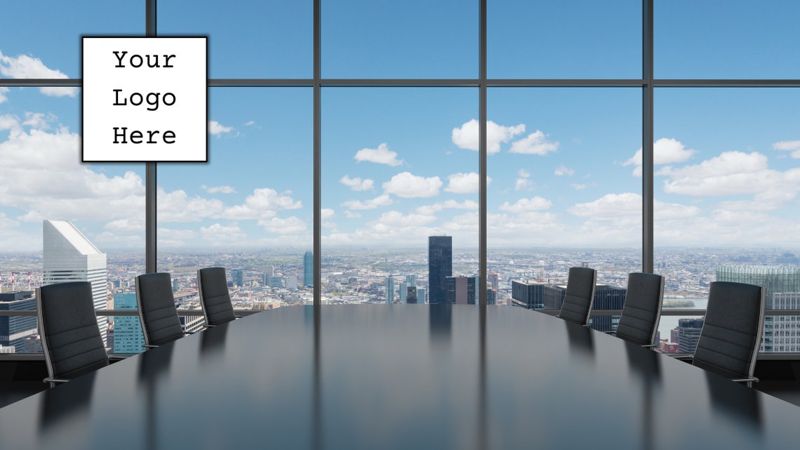 8 Custom Zoom Backgrounds Bundle for Teams, Professional Personalized ...