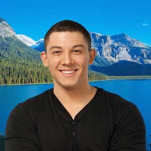 Zoom Background Mountains and Lake, Microsoft Teams Virtual Background ...