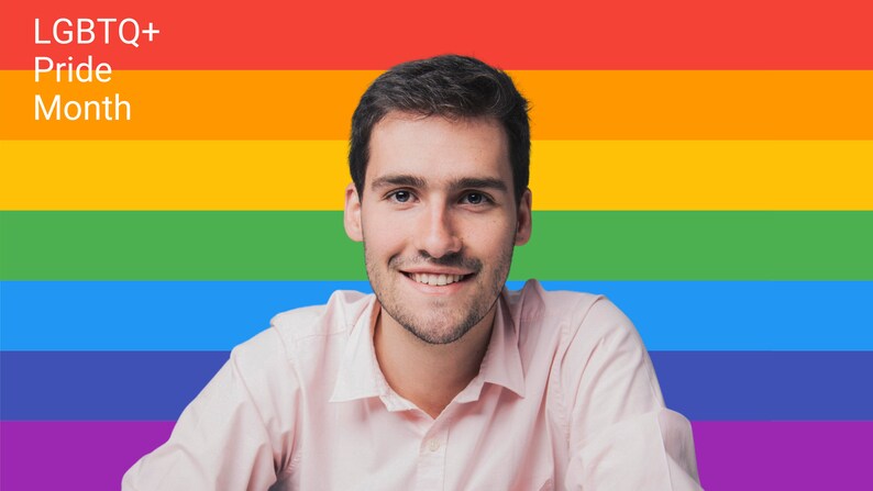 Work From Home Zoom Background to Celebrate LGBTQ Pride Month, Bright ...