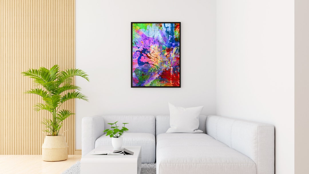 Plain Wall Art Zoom Virtual Background, Professional Teams Digital ...