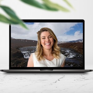 Iceland Zoom Backdrop, Virtual Background Zoom Meeting, Zoom ...