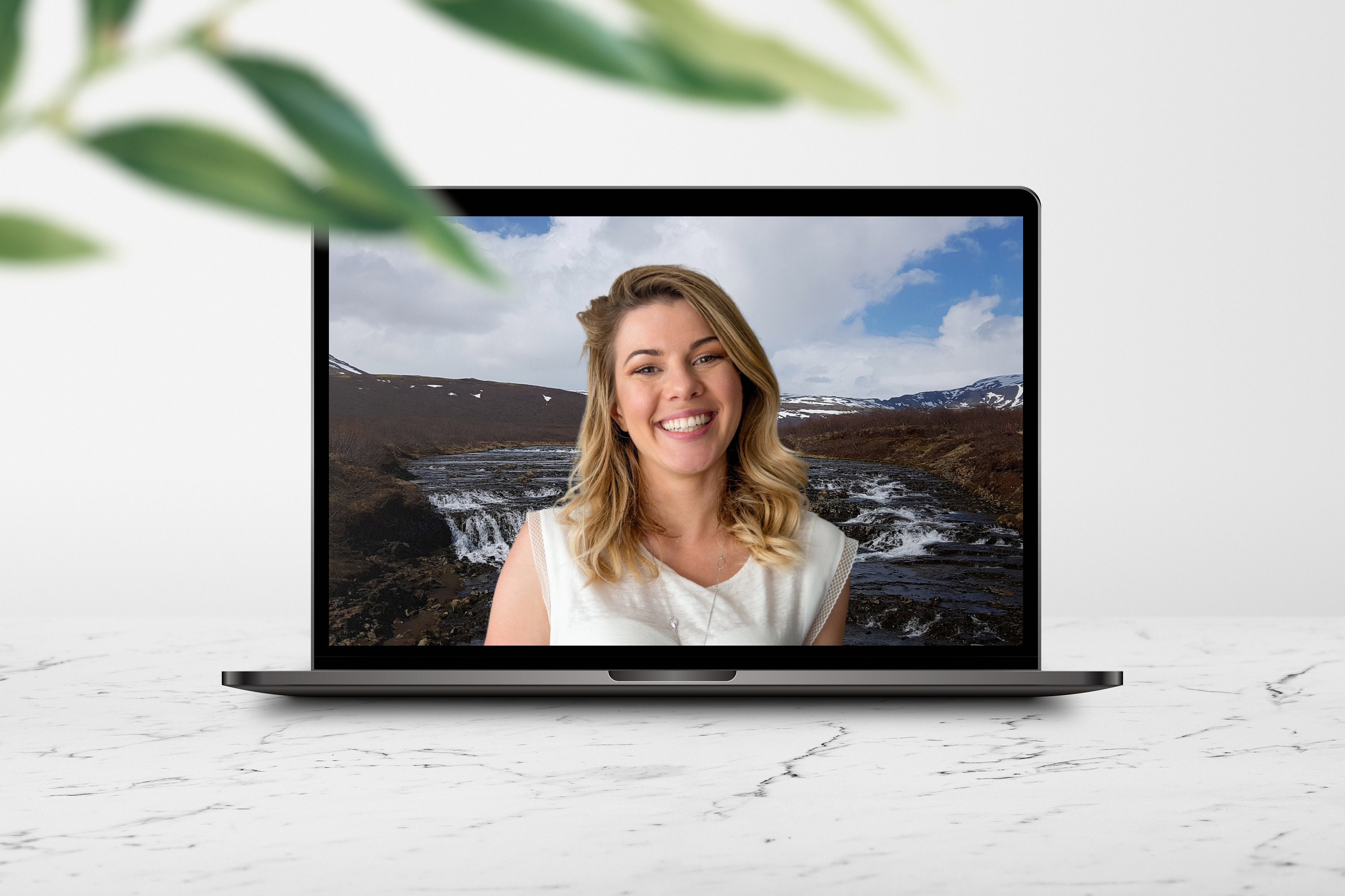 Iceland Zoom Backdrop, Virtual Background Zoom Meeting, Zoom ...
