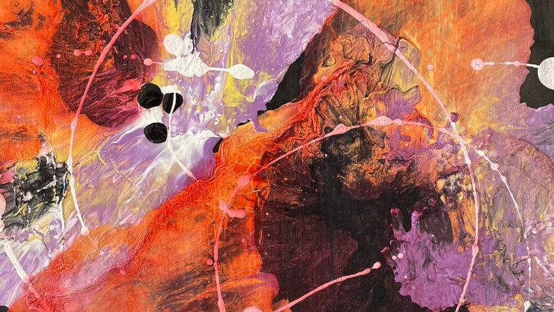 Virtual Background Original Painting, Colorful Background, Zoom ...