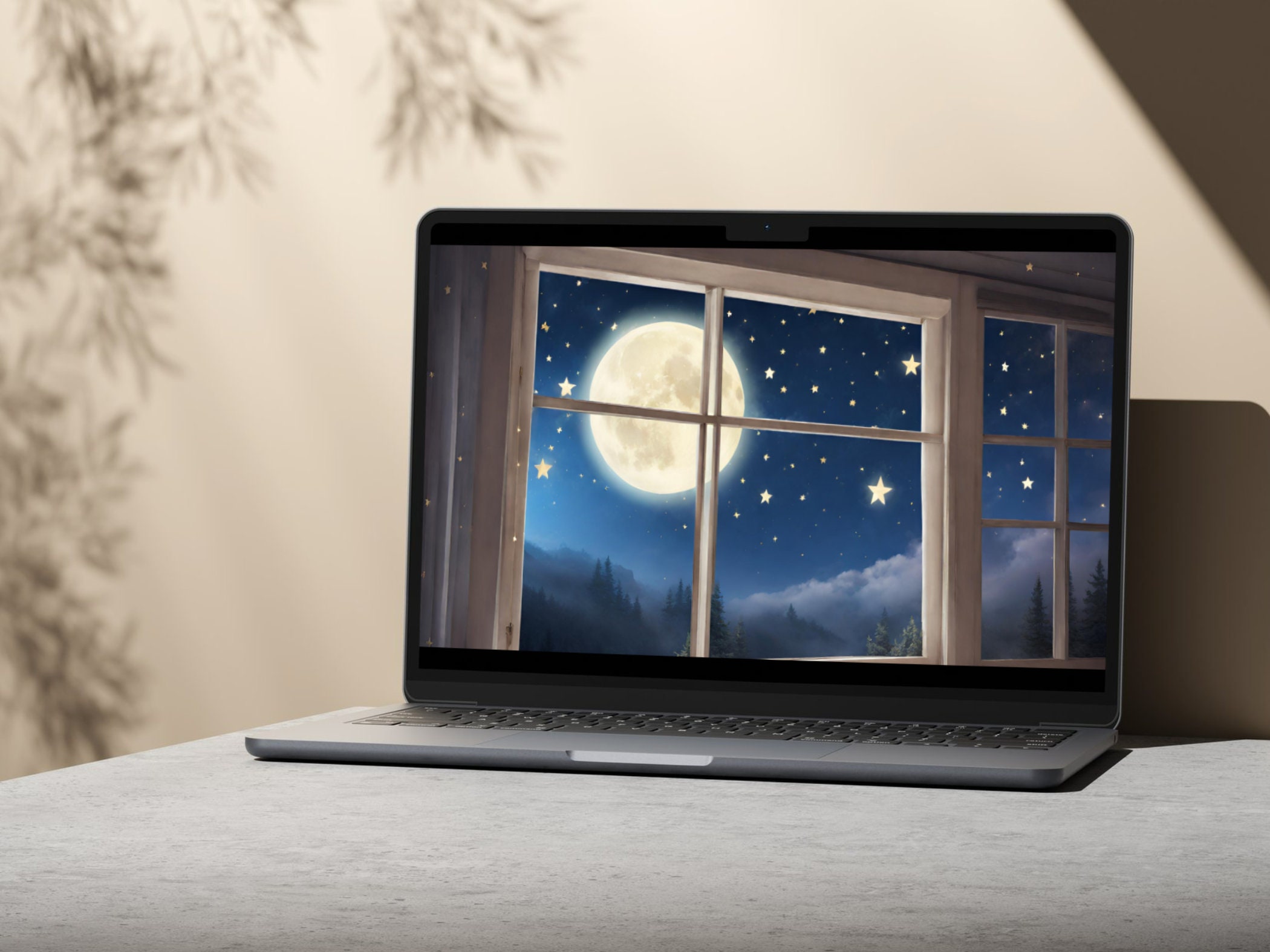 Sky Virtual Zoom Background Modern Office, MS Teams Digital Backdrop ...