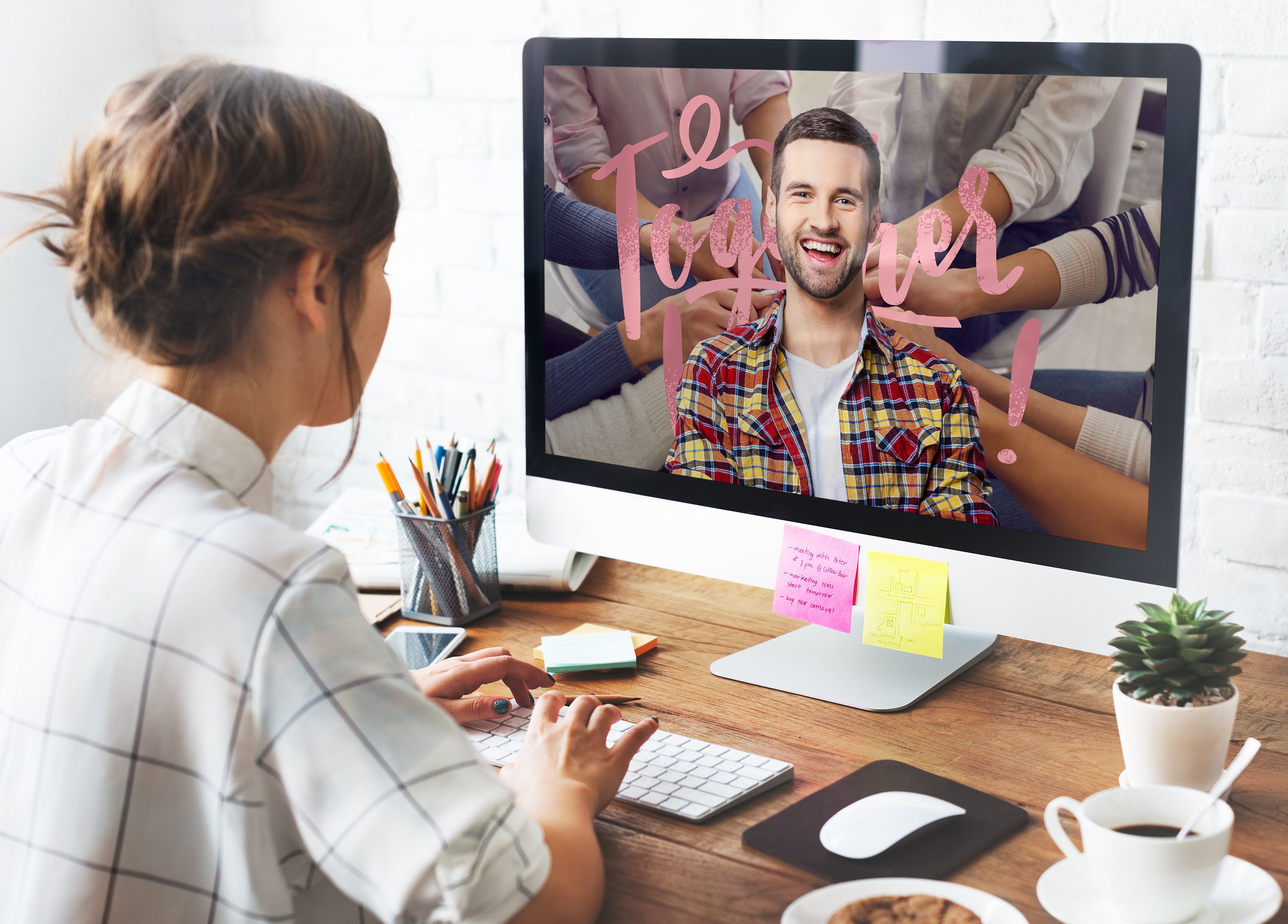 Best Teamwork Zoom Meeting Background Digital Home Office - Etsy