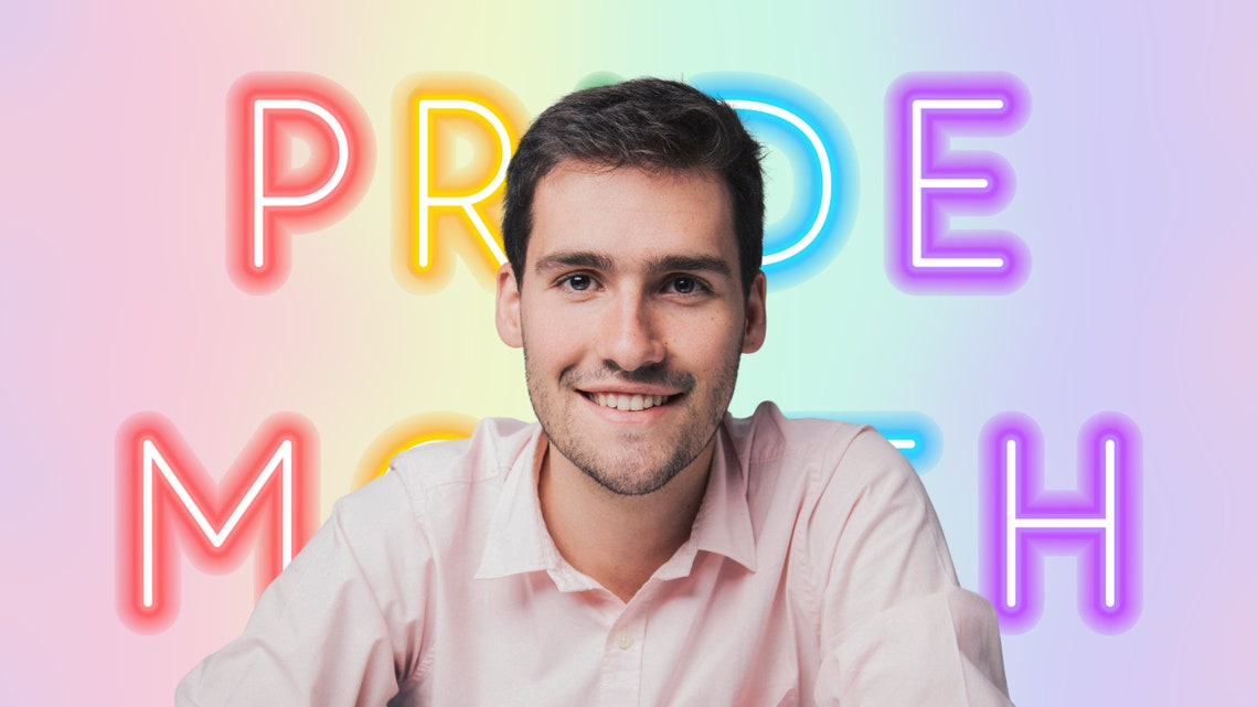 Work From Home Zoom Background to Celebrate LGBTQ Pride Month, Bright ...