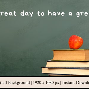 Zoom Meeting Teacher Background, Home Office Virtual Background, ESL ...