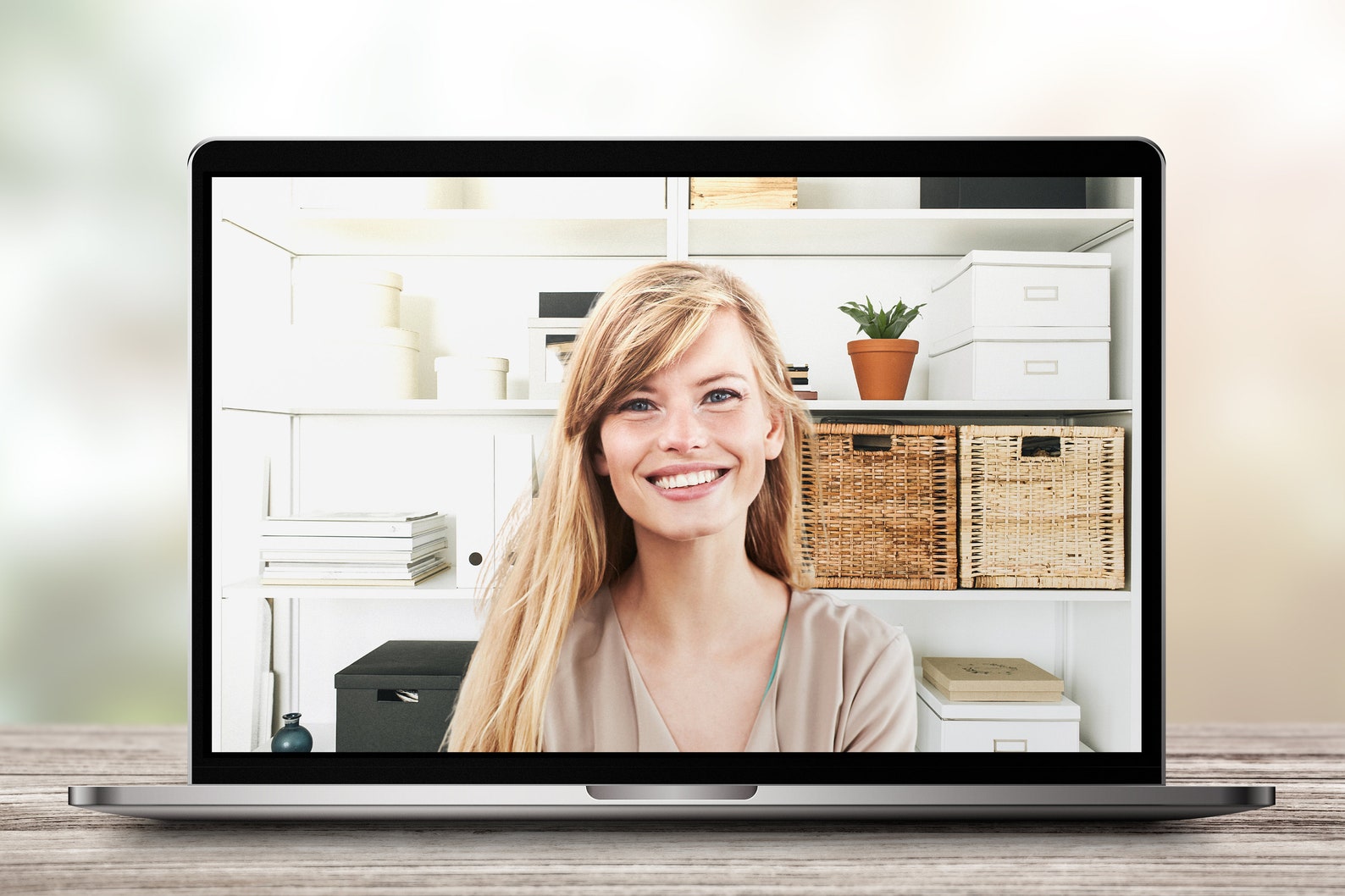 Weißer Regal-Zoom-Hintergrund, Virtueller Zoom-Meeting-Hintergrund ...