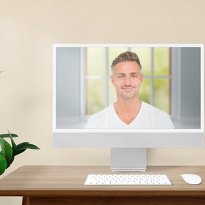 Zoom Background, Bright Blurry Window, Work From Home MS Teams Digital ...