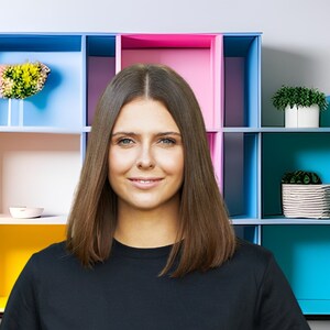 Bright and Vibrant Pastel Zoom Background for Home Office, Professional ...