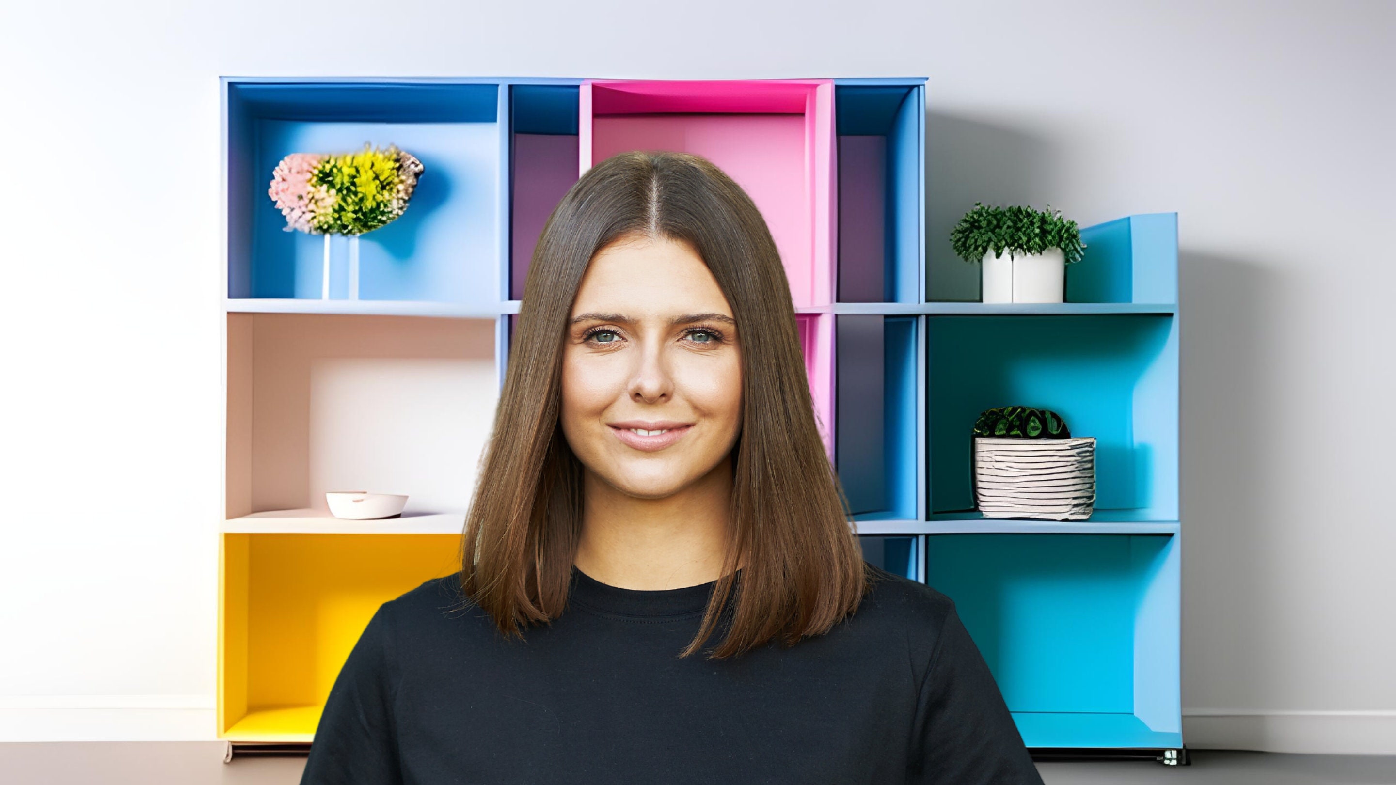 Bright and Vibrant Pastel Zoom Background for Home Office, Professional ...