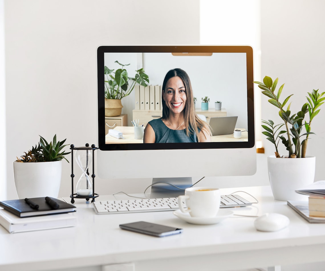 Home Office Zoom Background, Zoom Meeting Virtual Background, MS Teams ...