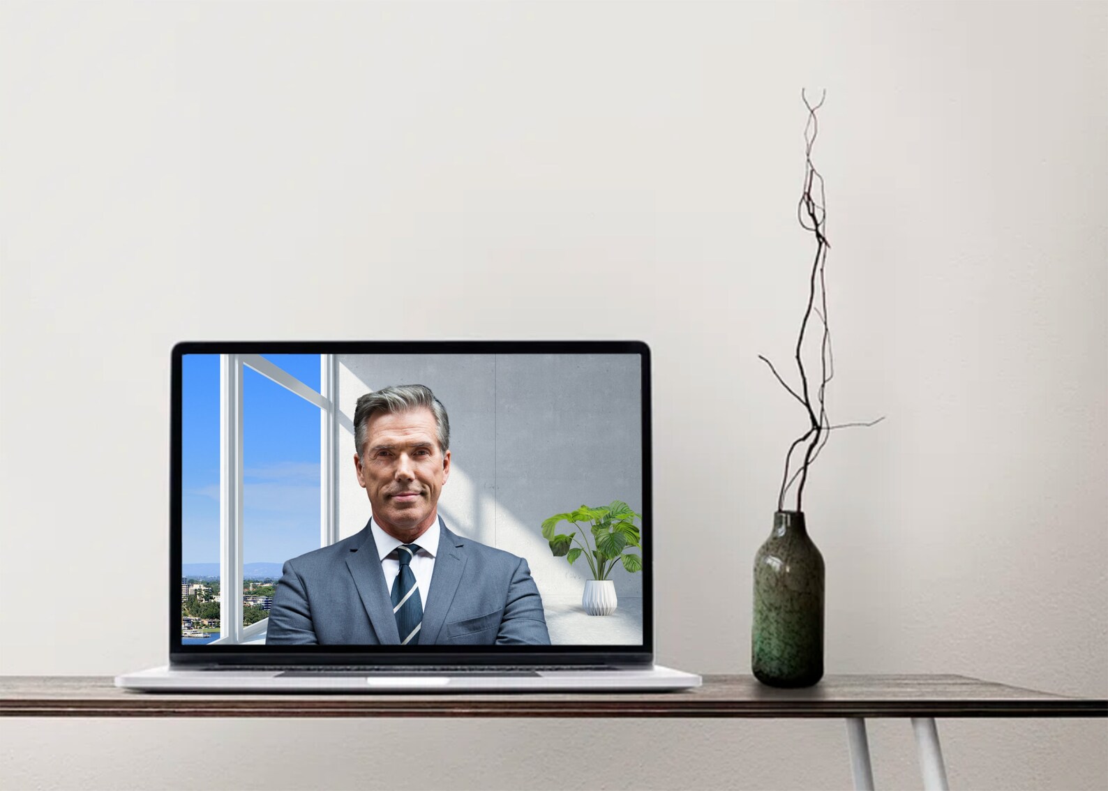 Bright Windows Zoom Background, MS Teams Digital Download Virtual ...