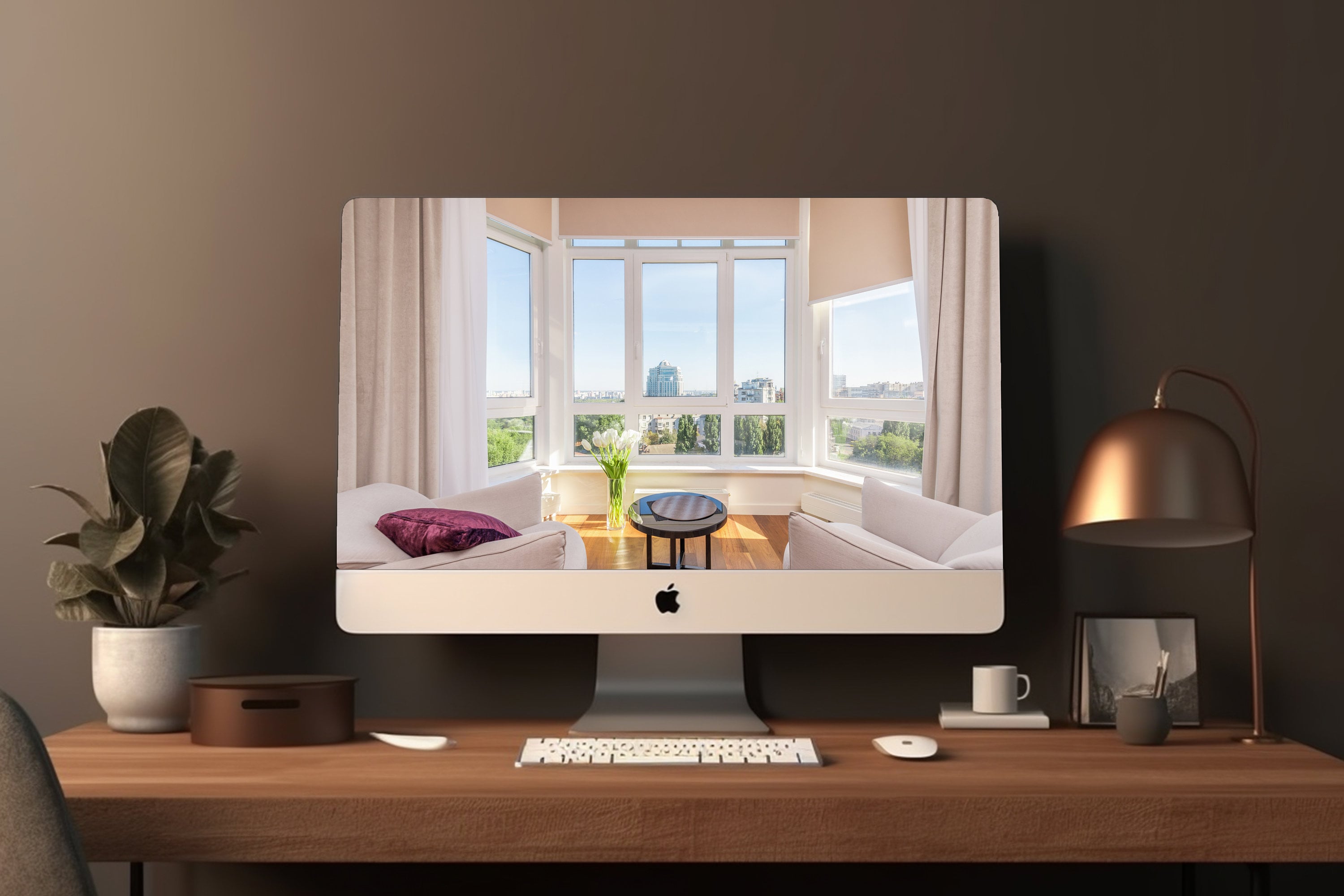 Windows Home Office Zoom Background, Zoom Meeting Virtual Background ...