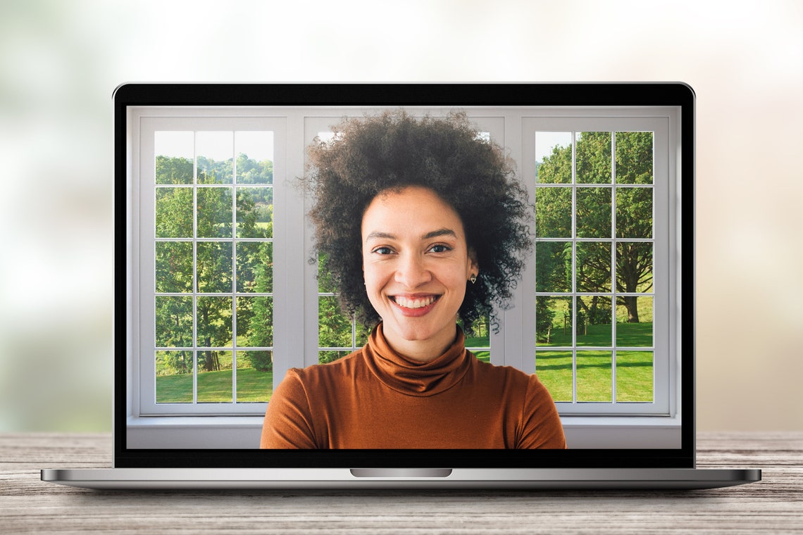 Digital Window Zoom Background, Zoom Backgrounds Office, Digital Zoom Background Windows, Vipkid ...