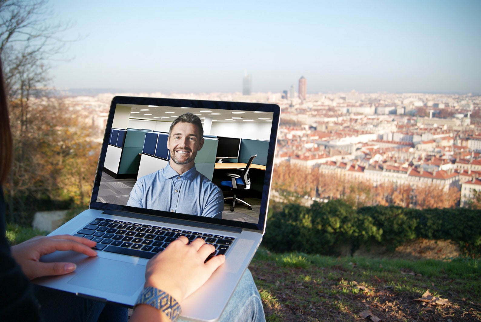 Cubicle Zoom Background, MS Teams Digital Download Virtual Background ...