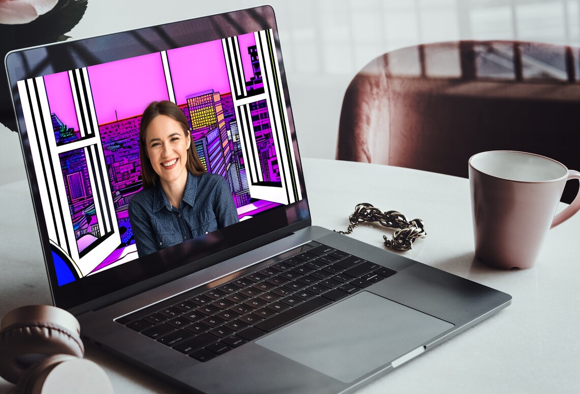 Purple Zoom Background , Zoom Meeting Background, Animated Background ...