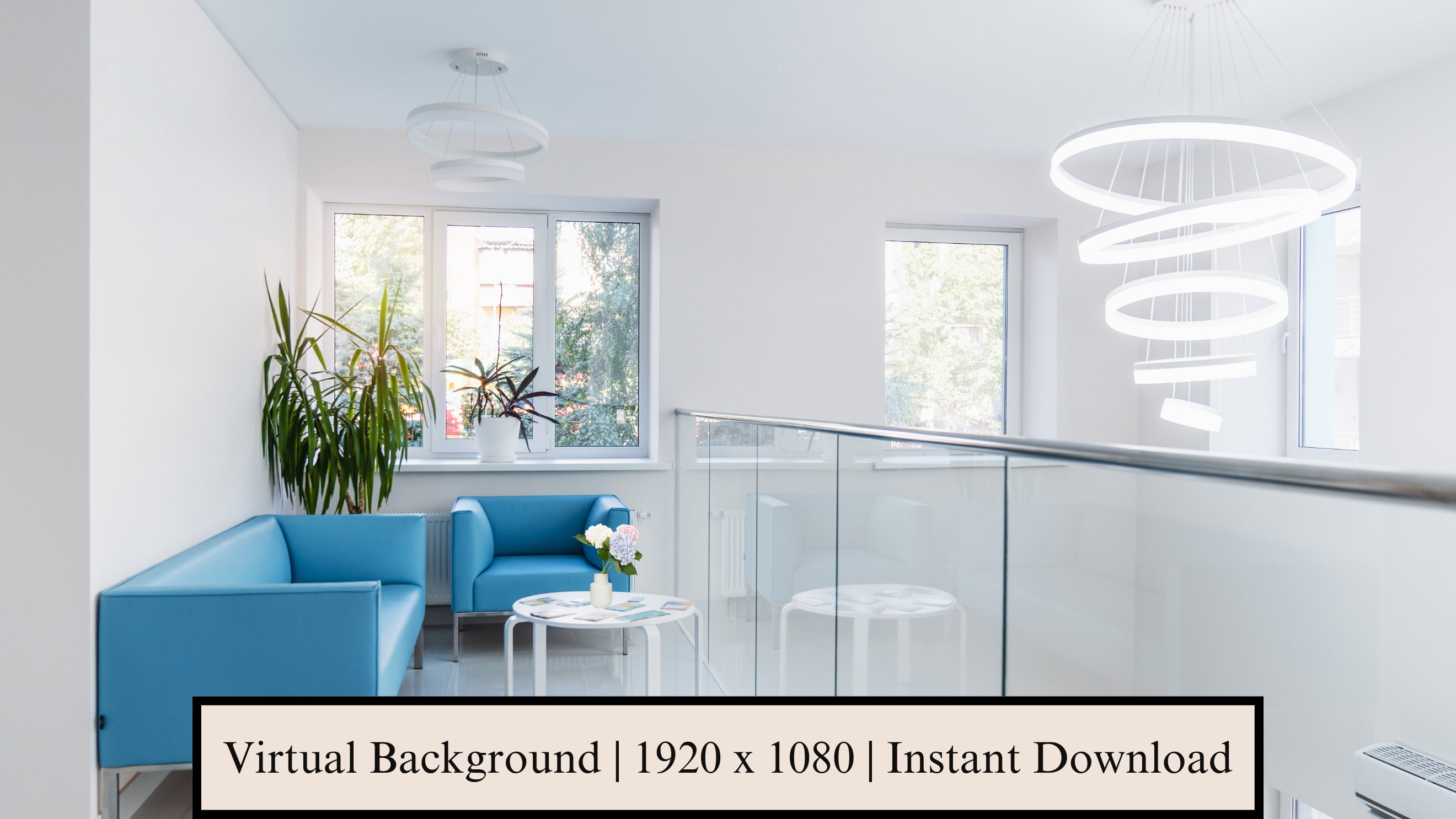 Professional Clinic Zoom Background, Doctor Waiting Room MS Team ...