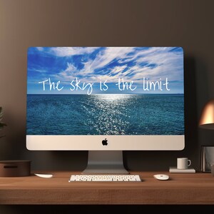 Inspirational Sky Zoom Background, Zoom Meeting Virtual Background, MS ...