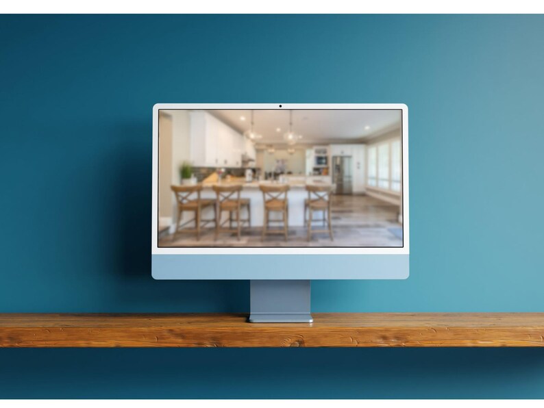 2 Zoom Backgrounds Blurry Home Office, Blurred Background, Zoom Virtual ...