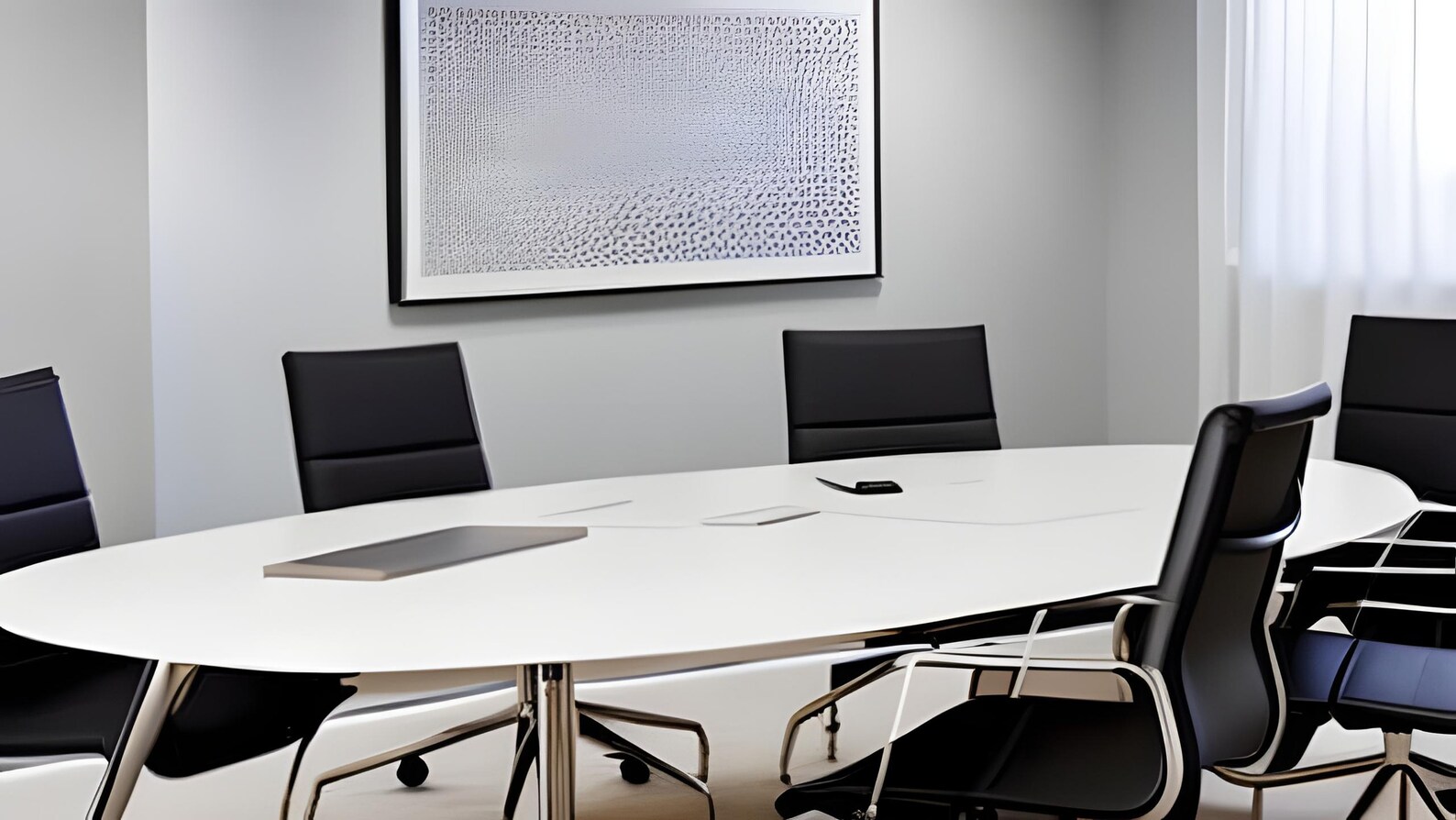 Boardroom Table Professional Zoom Background Office, Virtual Background ...