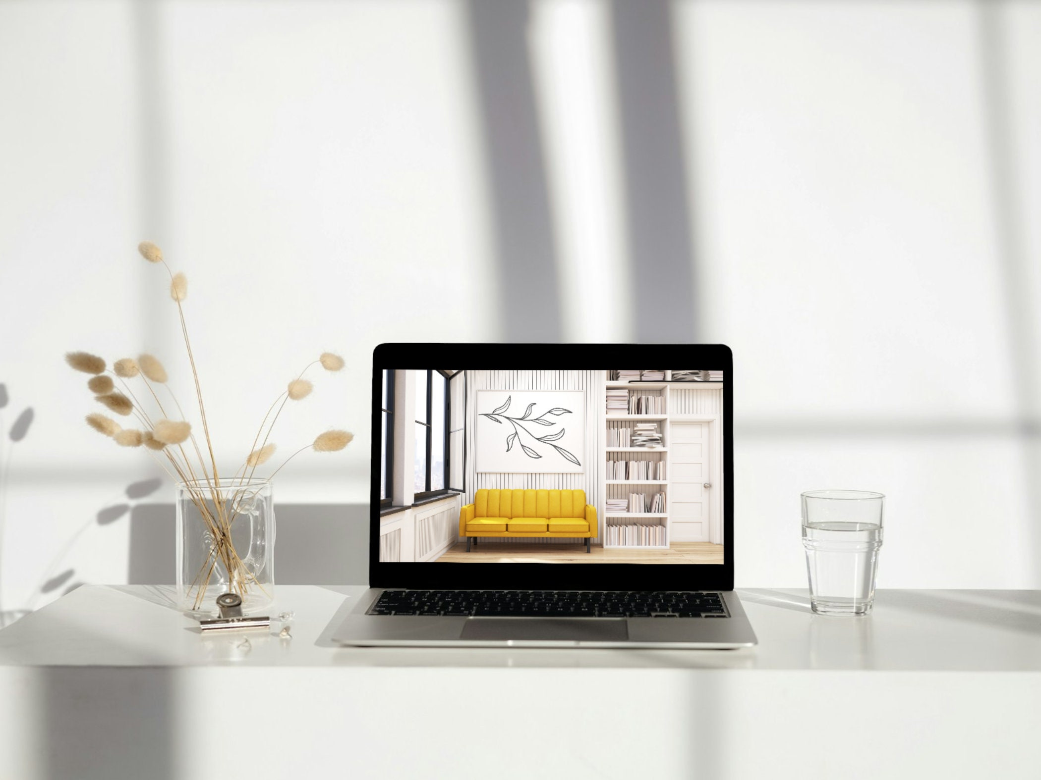 Home Office Zoom Background, Realistic Zoom, Digital Zoom Background ...