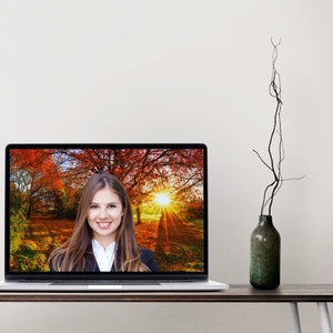 Fall Leaves Instant Download Virtual Background, Best Microsoft Teams ...