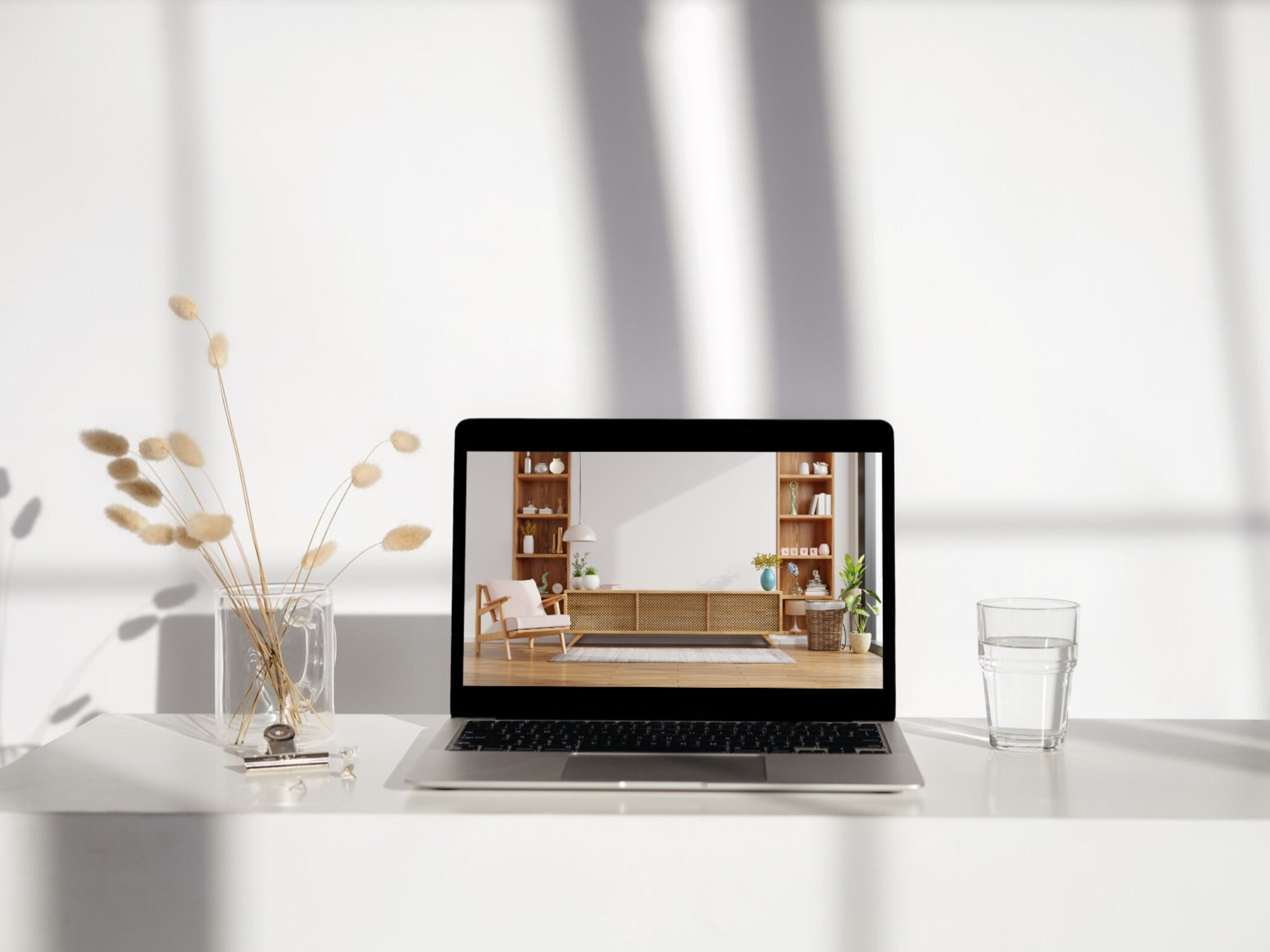 Home Office Virtual Zoom Background, MS Teams Digital Download Virtual ...